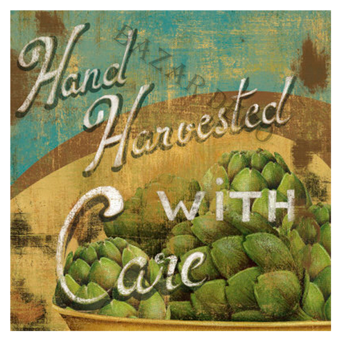 Afiche Hand harvested – BAZAR DECO